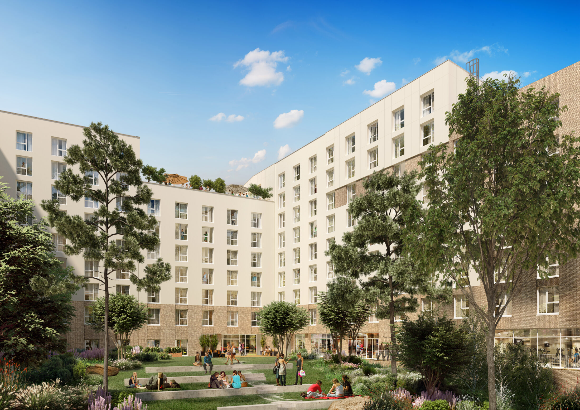 Lancement de travaux à Cergy par Cardinal Promotion - Groupe Cardinal